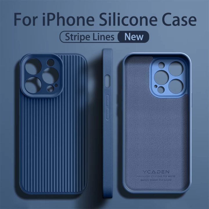 Shockproof Case For Apple iPhone 15 Pro Max Stripe Lines Phone ...