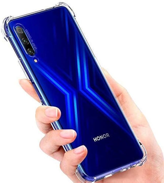Huawei Y9 Prime 2019 Soft TPU Clear Transparent Corner Protection Back ...