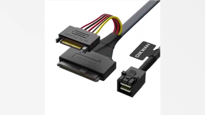 CableDeconn Internal 12G Mini SAS HD to U.2 / SFF-8643 to SFF-8639 ...