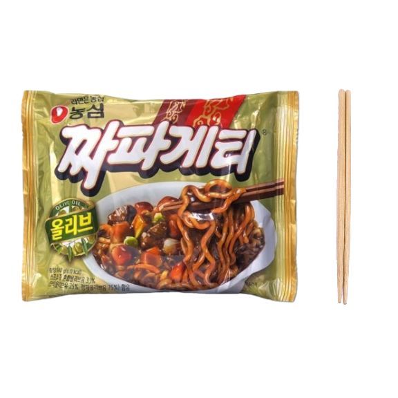 ( Nongshim )Black Bean Ramen Noodles, Chapagetti Chajang Noodle ...