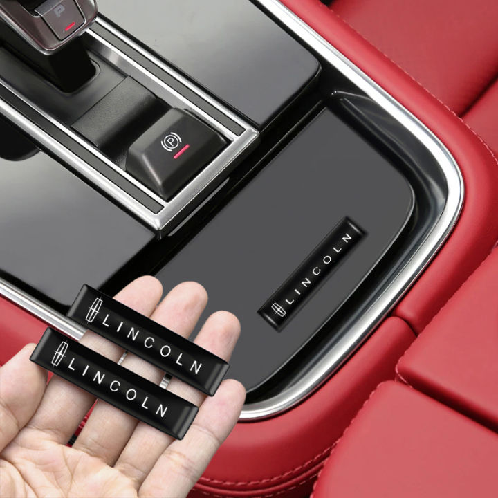 2/4/10Pcs 3D Car Badge Decorative Stickers For Lincoln Continental MKZ ...