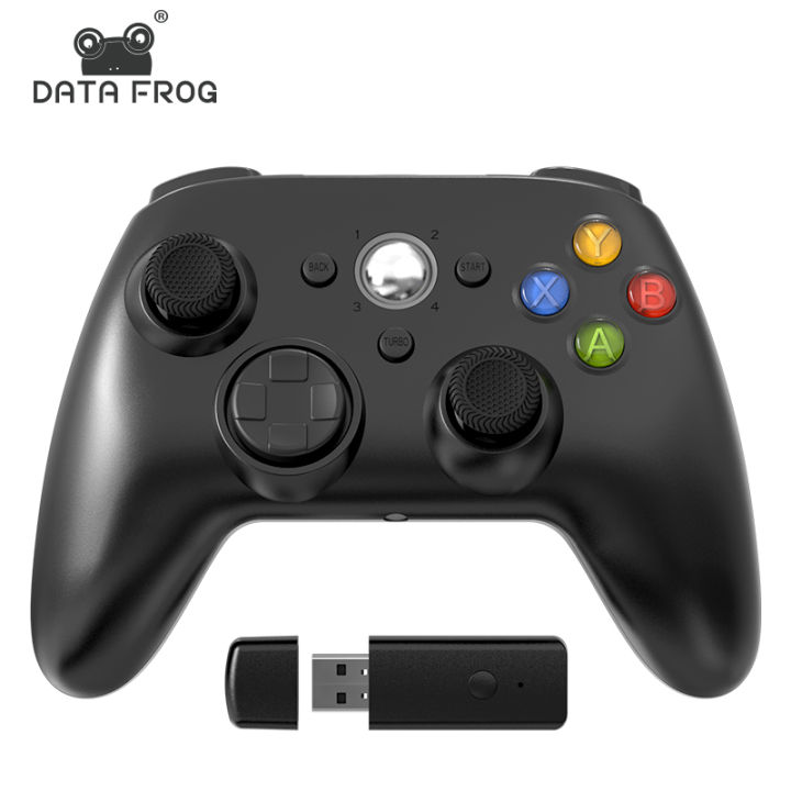 DATA FROG Wireless Vibration Game Controller for Xbox 360 PC Windows ...