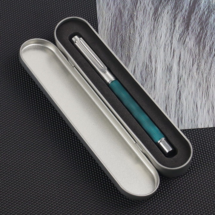 1 PC Luxury Fountain Pen Business Style Steel Pen with Gift Box ...
