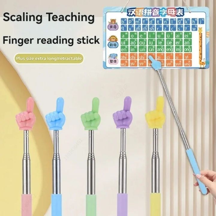 Telescopic Reading Finger Stick Whip Command Stick Click To Read ...