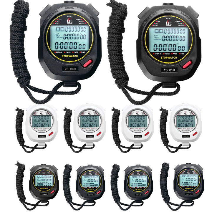 Professional Handheld Digital Stopwatch Timer Outdoor Sports Training ...