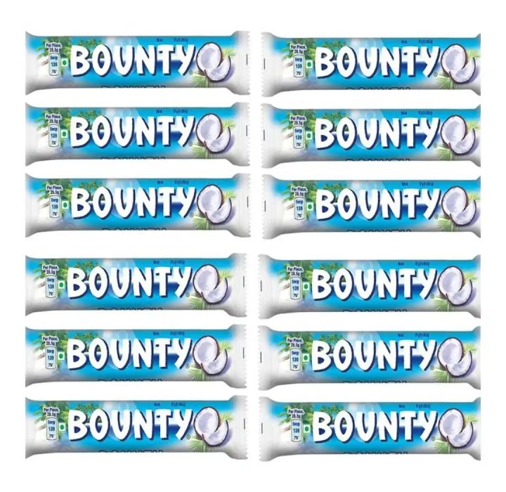 Bounty Coconut Filled Chocolates Bar 57 gm ( Pack of 12) | Daraz.com.np