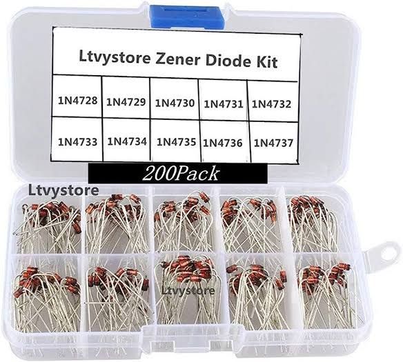 10Valuesx20 200pcs Zener Diode Assorted Kit | Daraz.pk