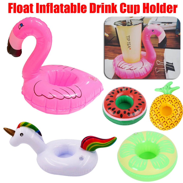 Swimming Pool Drink Floats Inflatable Drink Holder Drink Floaties ...
