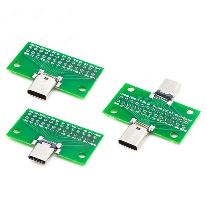 USB 3.1 Connector Type-C Adapter Plate PCB Board Female Male Head ...
