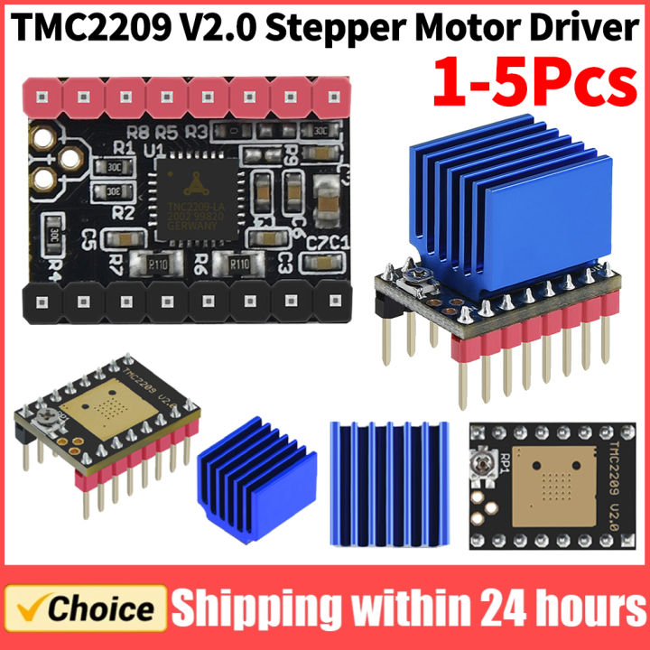TMC2209 V2.0 Stepper Motor Driver UART 2.5A Peak Stepstick Silent ...