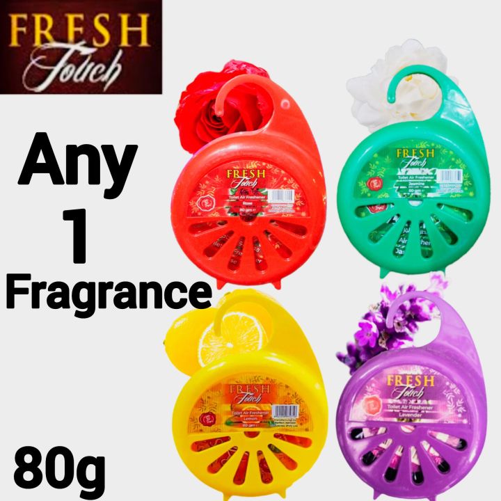 Fresh Touch Toilet Bath Hanger Air Freshener (Any one Fragrance) - 80g ...