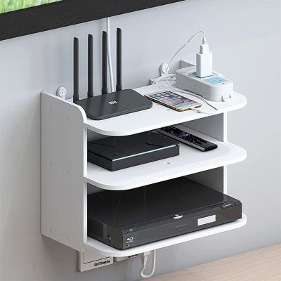 Wifi Router Holder Shelf, Wooden Storage Rack Wifi Router Holder | Daraz.pk