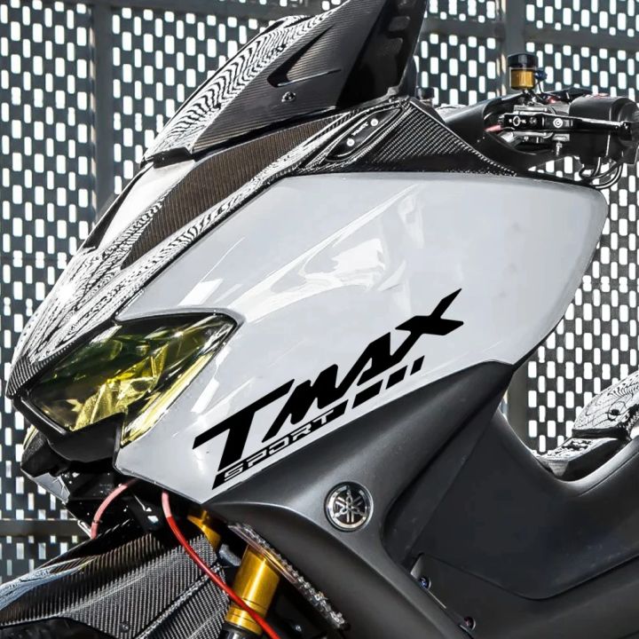Motorcycle Scooter Sticker Front Fairing Stripe Sport Racing Vinyl ...
