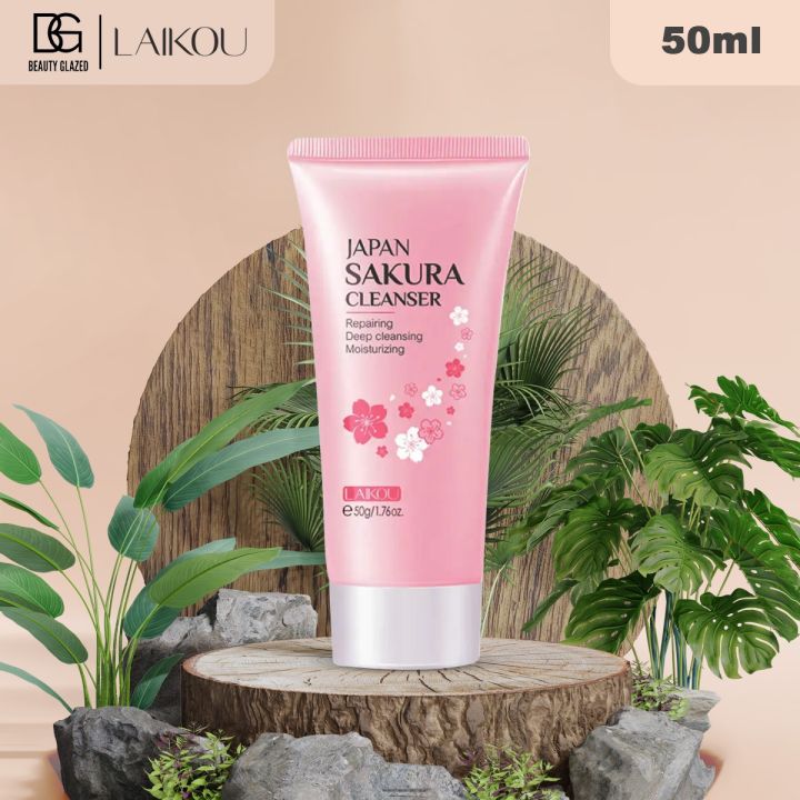 LAIKOU Japan Sakura Cleanser - 50gm | Daraz.com.bd