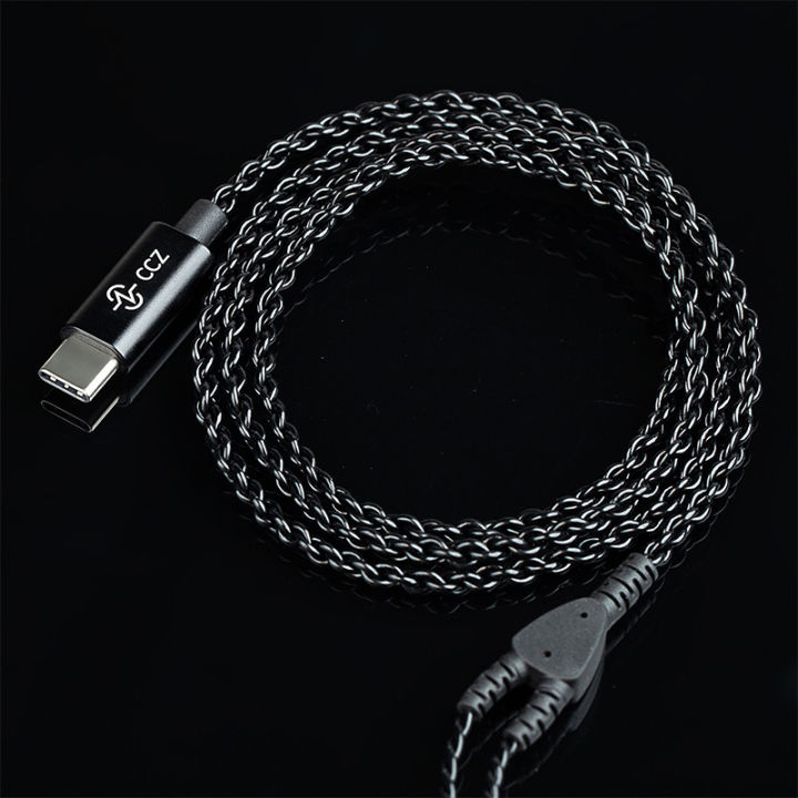 CCZ USB-C with DAC Four-core 4N OFC Cables Android/iOS/Windows/Mac ...