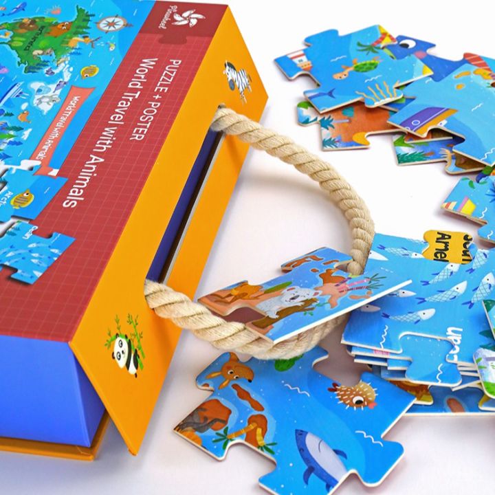 48 PCs pinwheel puzzle + poster | Shop.com.mm