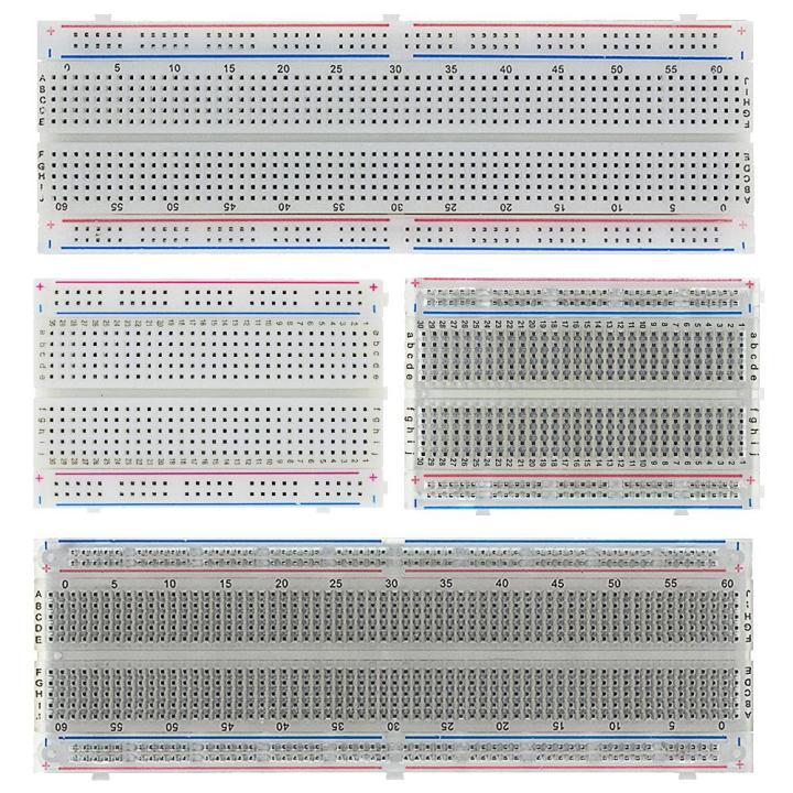 400/830 Points Breadboard 830 points Breadboard MB-102 Solderless PCB ...