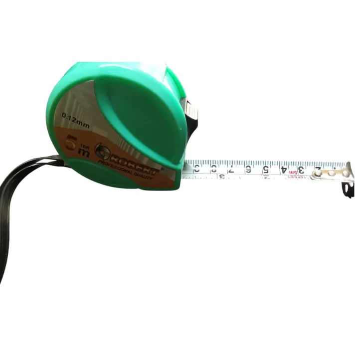 Retractable Measuring Tape with belt clip, wrist strap and thumb lock ...