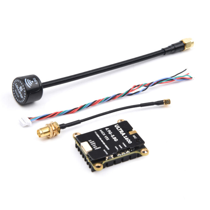 Ultra 1W6 4.9G-5.8GHZ 64CH 1600mW 1.6W Adjustable FPV VTX 7-36V Transmitter for RC FPV Drone ...