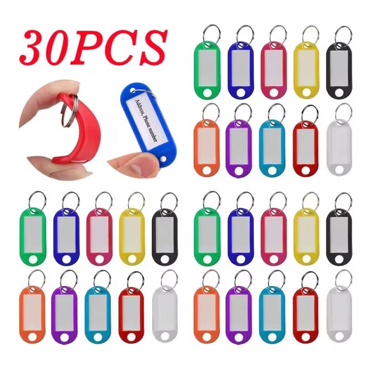 Random Color Key Tags with Labels Plastic Prevent Missing Key ...