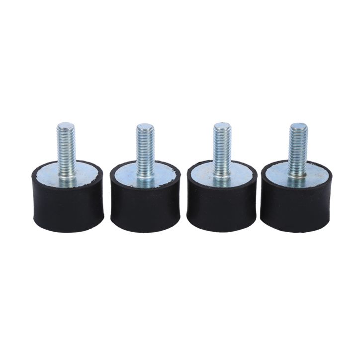 4Pcs M8/M6 Rubber Mounts Shock Absorber Anti Vibration Silentblock Bobbins Isolator Rubber ...