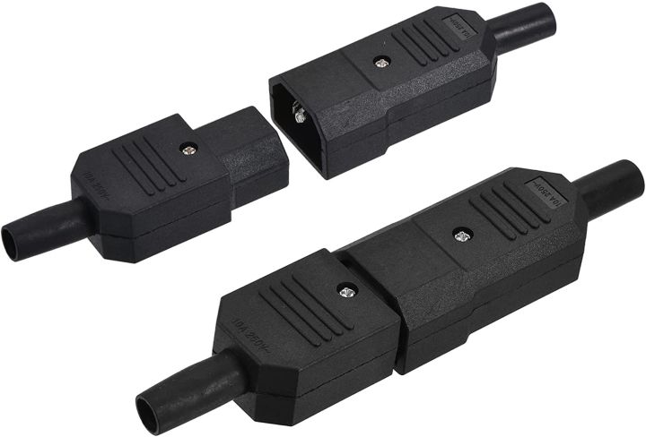 Rice Cooker Power Cord Plug Rewireable Male and Female 3pin Connector ...