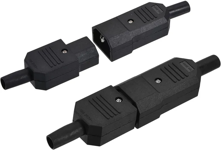 Rice Cooker Power Cord Plug Rewireable Male and Female 3pin Connector ...