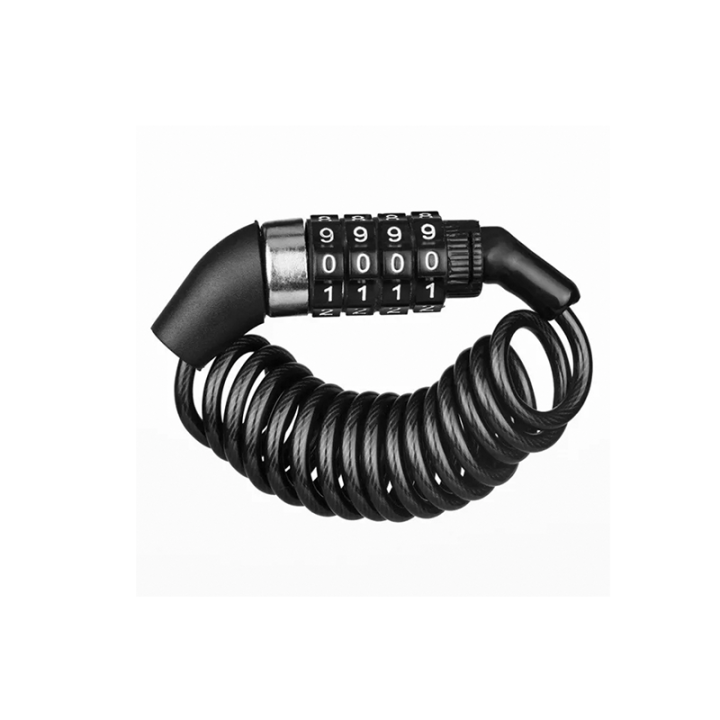 Motorcycle Helmet Cable Lock Password Combination Security Lock ...