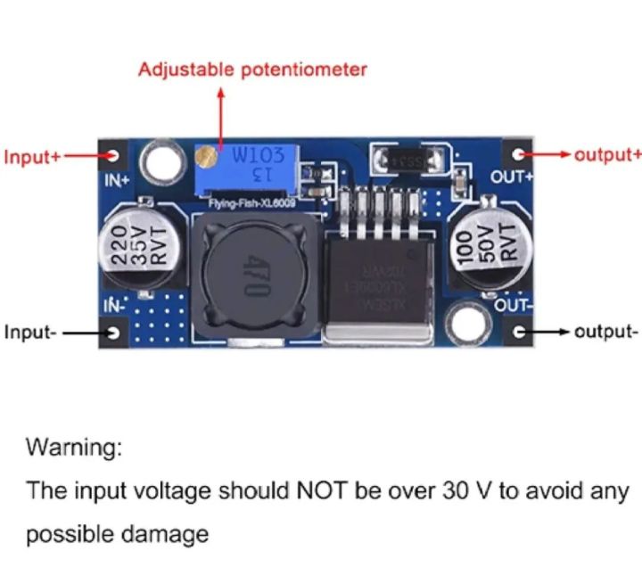 XL6009 DC to DC Step Up Voltage Boost Converter Module | Daraz.com.bd