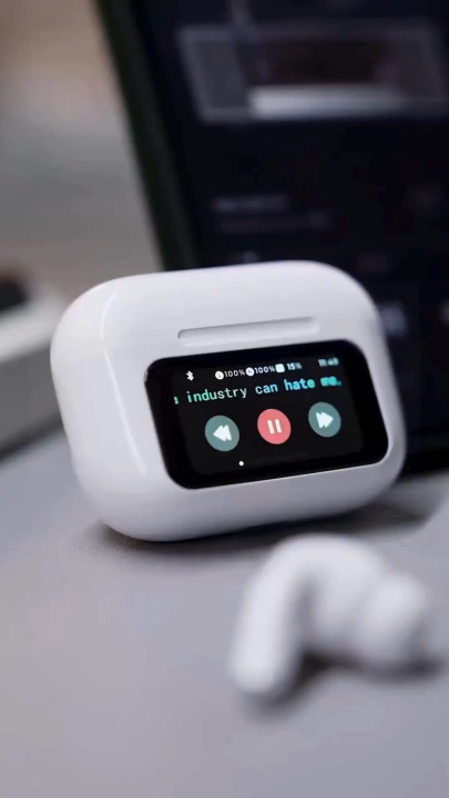 A9 Pro Touch Screen Wireless Earbuds | ANC/ENC Led Control AirPods ...