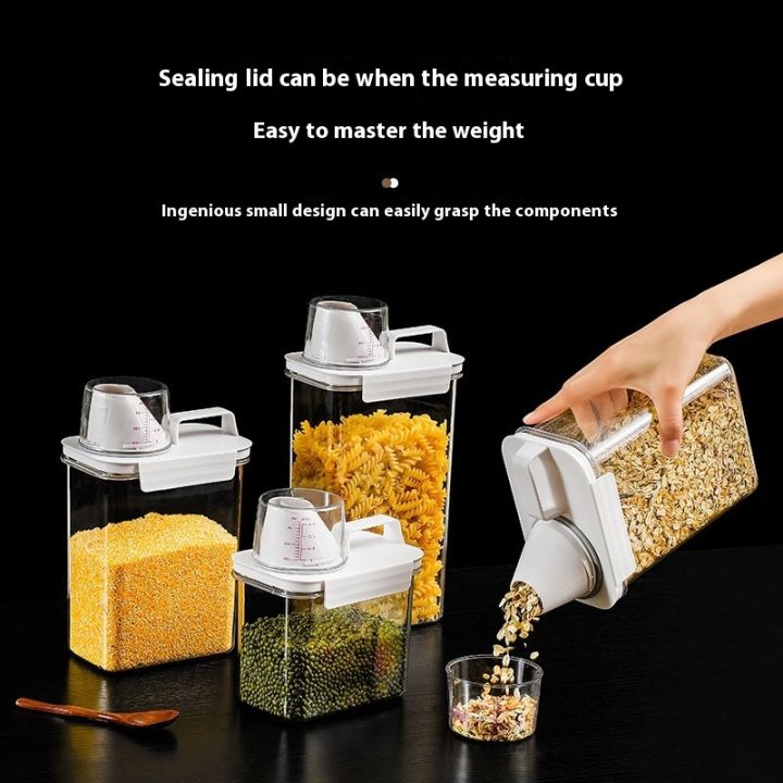 2300Ml Airtight Laundry Detergent Powder Storage Box Container with ...