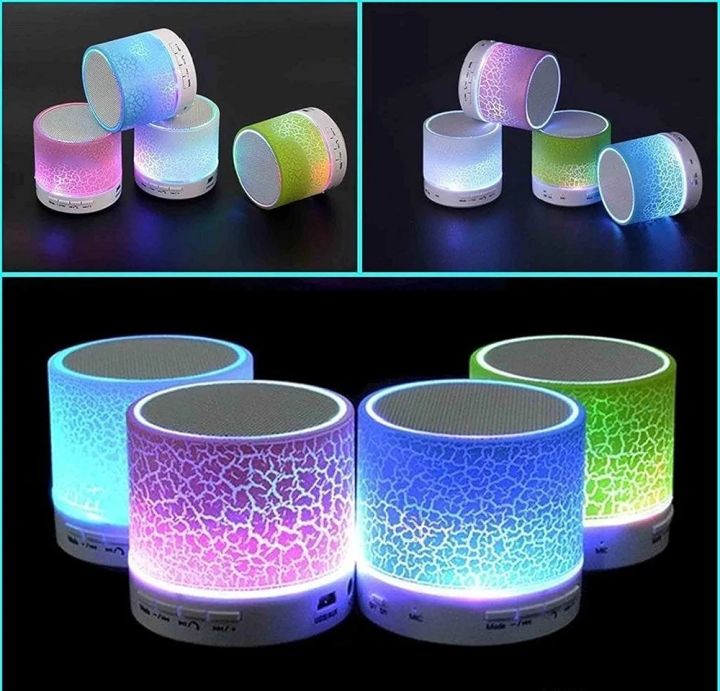 Bluetooth LED Speaker with Dancing Lights – Wireless Portable Speaker ...