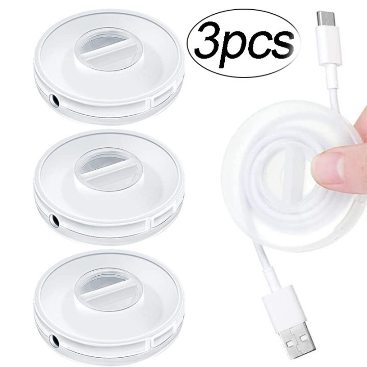 Rotatable Wire Winder Box Portable Round Wire Organizer Cord Cable ...