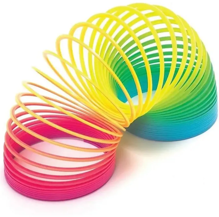 Magic Spring Rainbow Plastic Spring Toy | Daraz.com.np