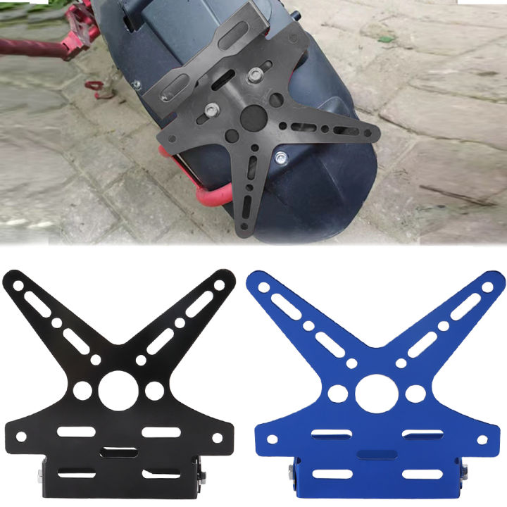 Motorcycle License Plate Rack Universal Electroplating Aluminum Alloy ...