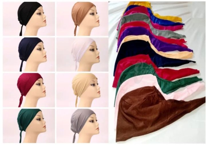 Multi colourfull dori cap for hijaab for Muslim girls and women tie ...