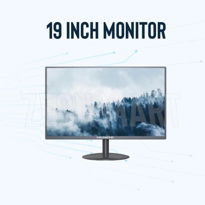 Gigasonic LED Monitor 19" inch 1 Year Full Warranty | Daraz.com.bd
