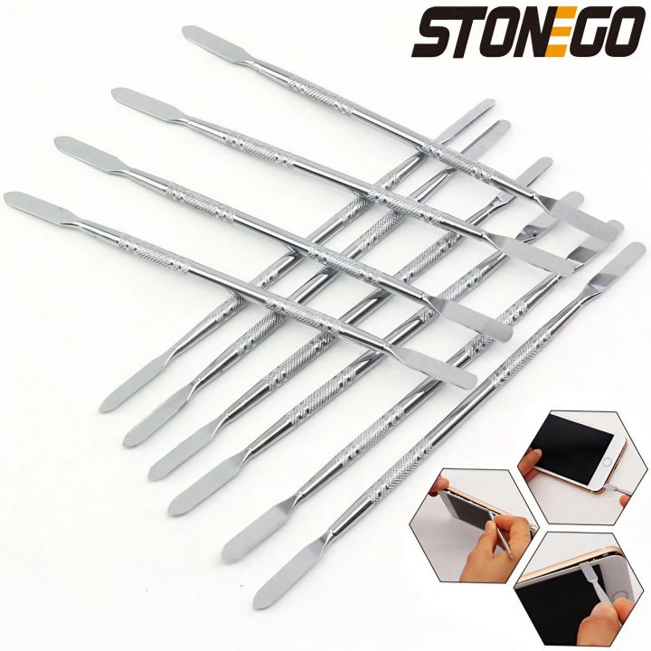 STONEGO Universal Metal Mobile Phone Repairing Pry Opening Tools Phone ...