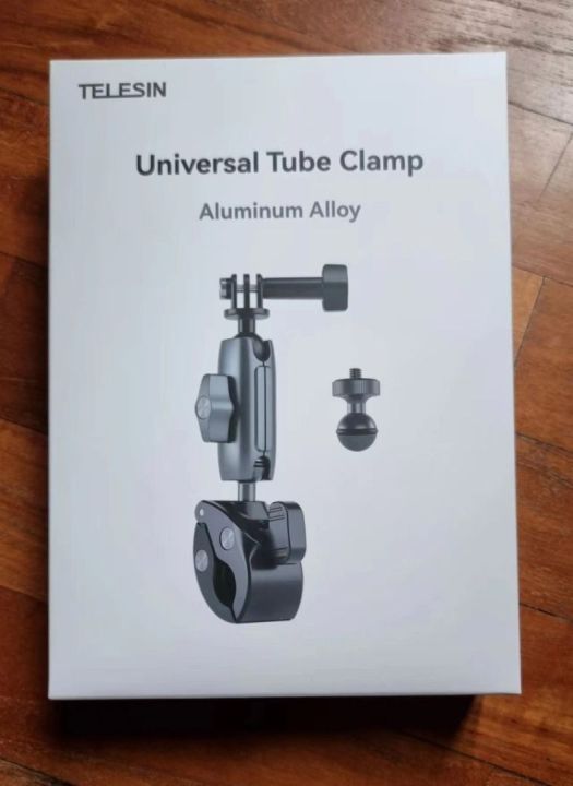 Telesin Universal Handlebar Mount Tube Clamp for Go Pro / Insta 360 ...