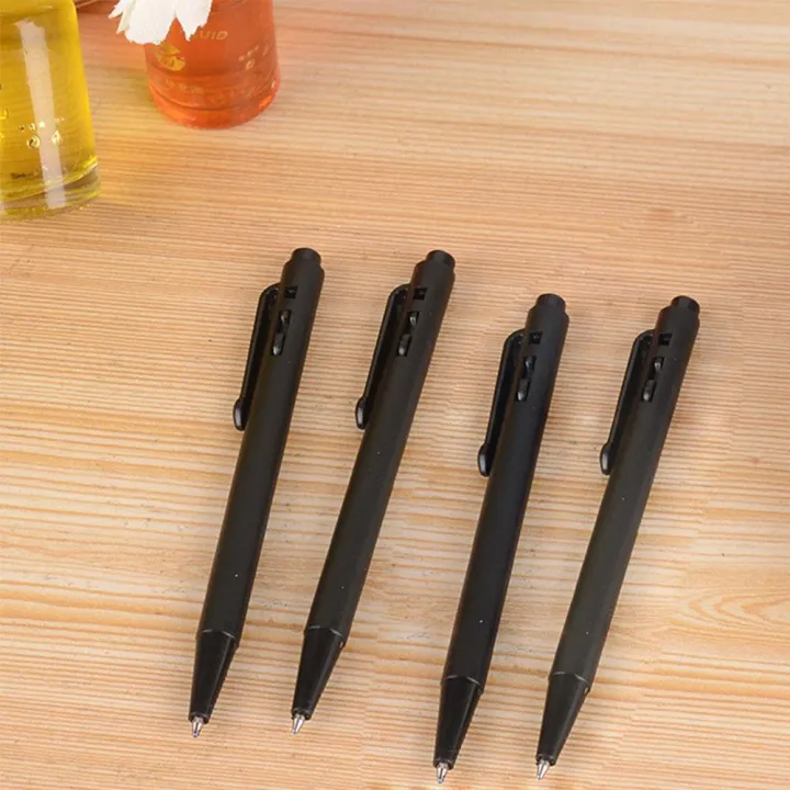 Students Black Rod Ballpoint Pen Metal Gravity Sensing Pen Mechanical ...