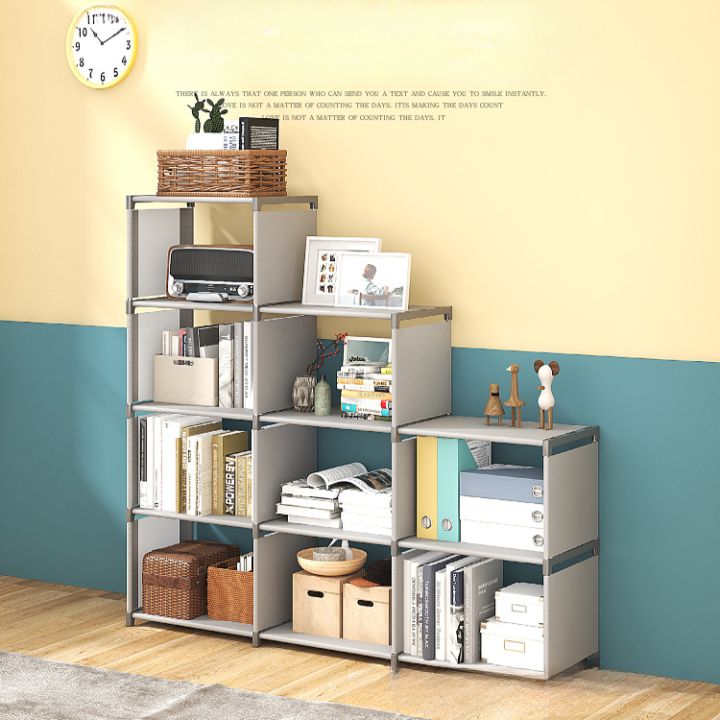 Floor Standing Multi-Layer Diy Easy Assembly Bookcases Household Simple ...
