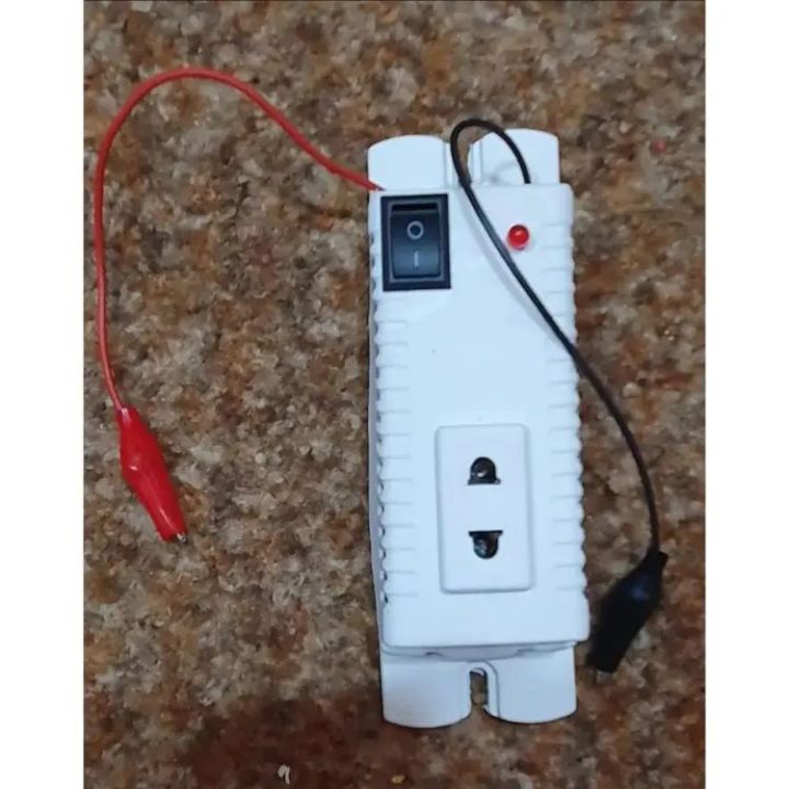 DC 12V to 220v mini ups- 30w inverter for mobile charger, Led bulb ...