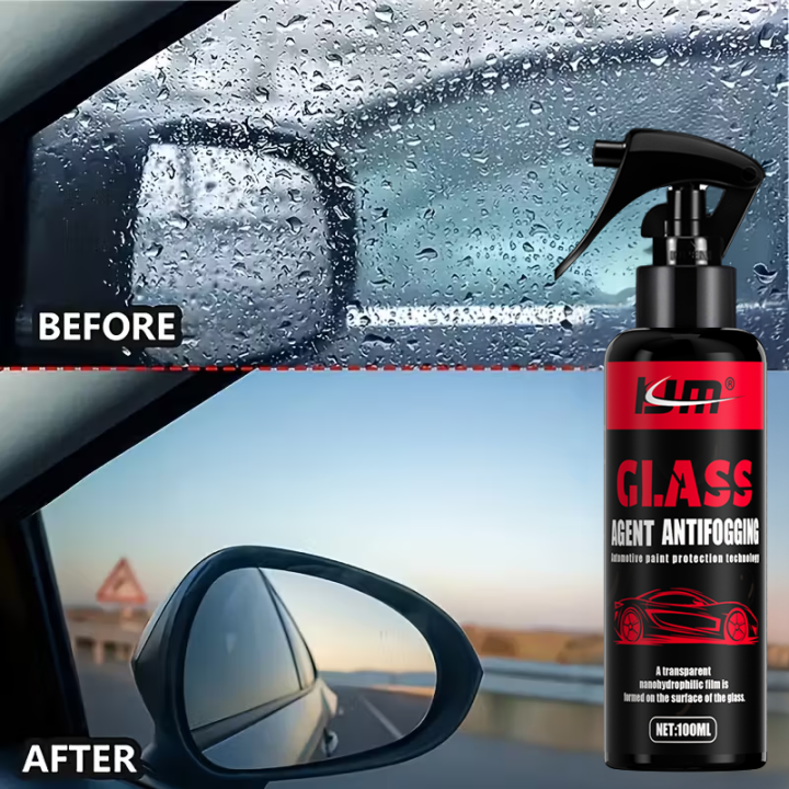 KJM 100ml Anti-Rain Water Repellent Spray - Car Windshield Anti-Fog ...
