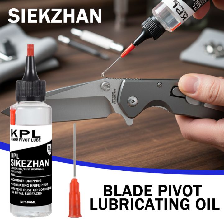 Knife Pivot Lubricating Oil – Precision Needle Applicator Lube for ...