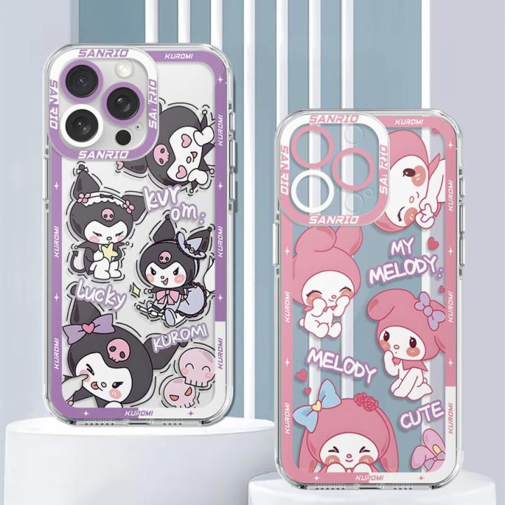 Sanrio My Melody Kuromi Case for iPhone 17 Pro Max 7 8 SE 12 6 6S 13 ...
