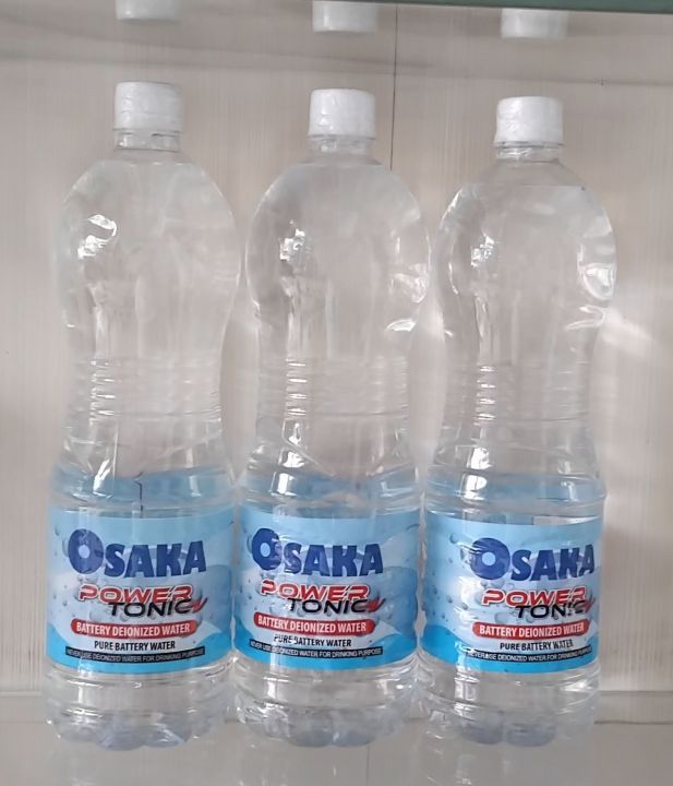 battery water osaka power tonic 1.25 liter 3 battel | Daraz.pk