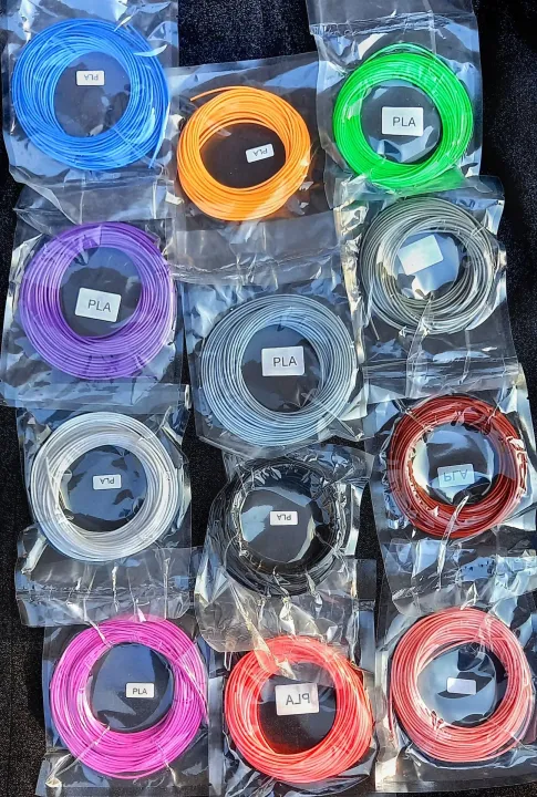 10 Colour 3d Pen Drawing PLA Refill Filament Plastic ink wire ...