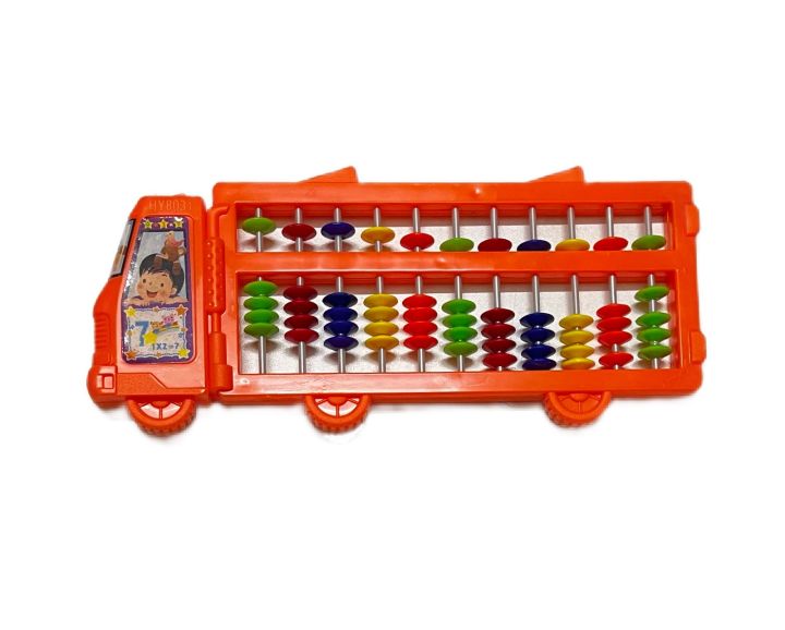 Plastic Abacus 11 Rods Beads Column, Learning Tool For Schools | Daraz ...