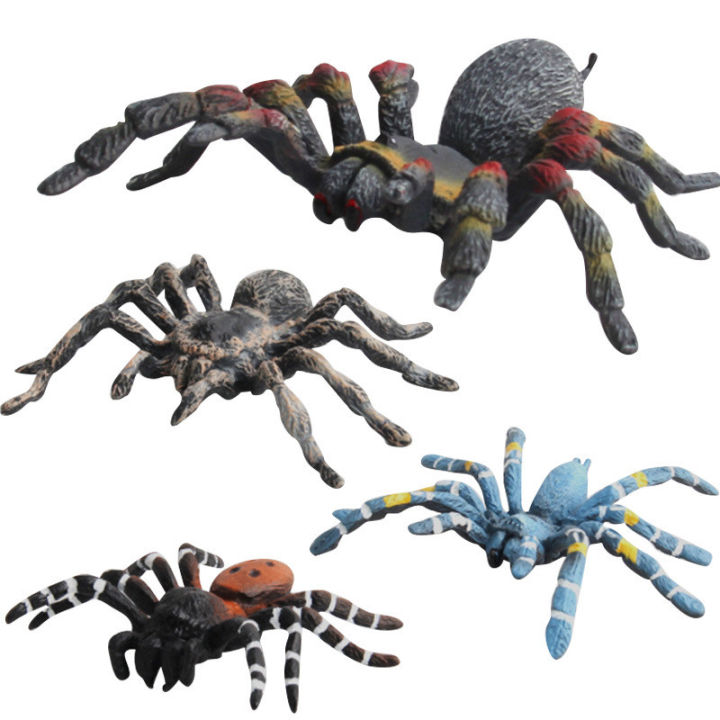 10cm Large Fake Spider Simulation Animal Model Tarantula Black Spider ...