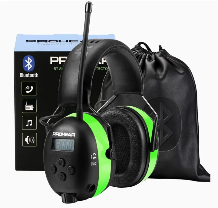 PROHEAR 033 Upgraded 5.3 Bluetooth Hearing Protection AM FM Radio ...
